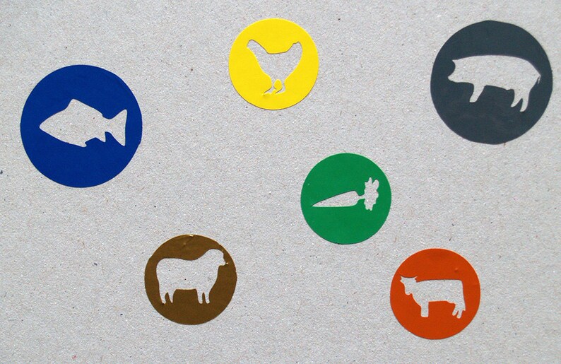 Menu Stickersmeal Choice Stickerfood Choice Stickertable - Etsy Canada