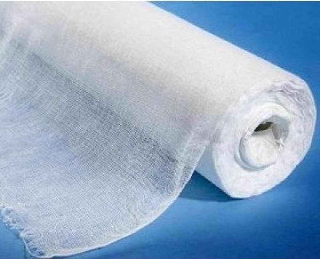 White Cotton Cheesecloth Fabric, 50 Yards, Gauze Bandage, Wedding Decor ...