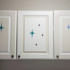 30 X Star Stickers, Vinyl Decal,retro Starburst Decals. - Etsy