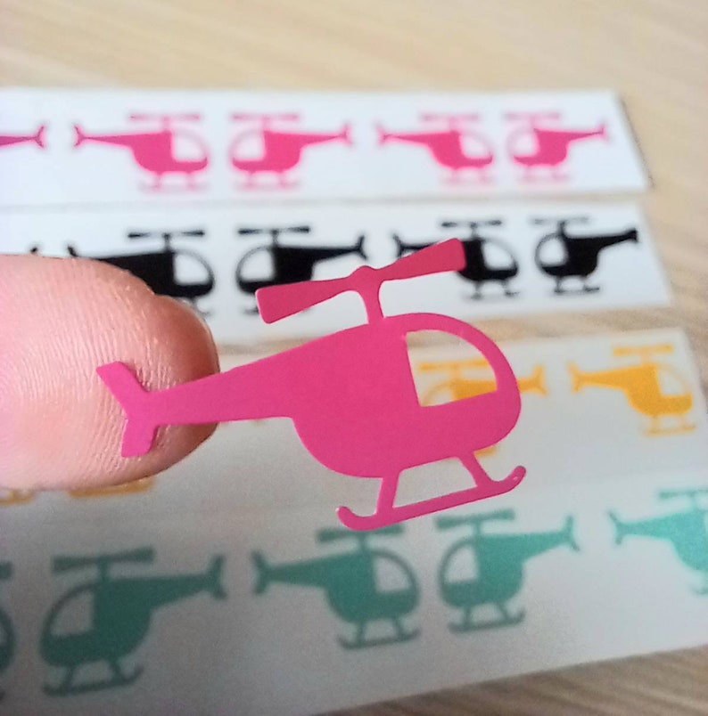 20 X Helicopter Stickers, Helicopter Vinyl Decal. - Etsy