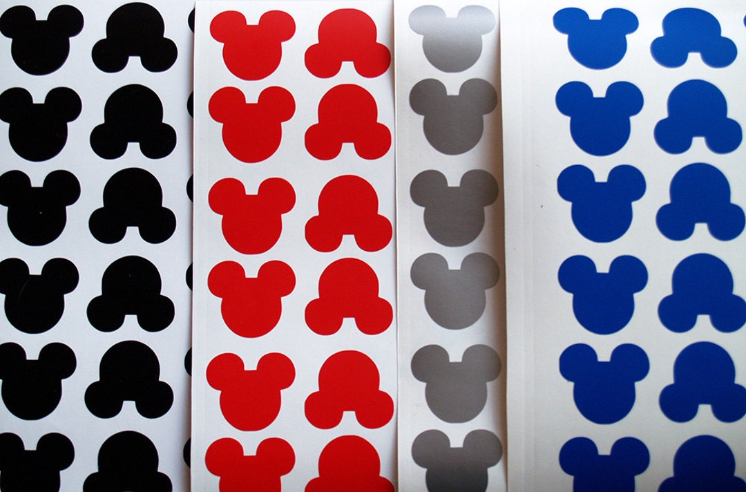20 X Mickey Mouse Stickers,mickey Mouse,mickey Decals,disney Party ...