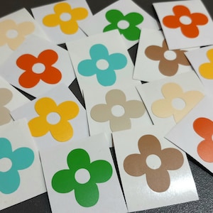 20 X Flower Vinyl Decals/stickers. Home Decor Decal. - Etsy