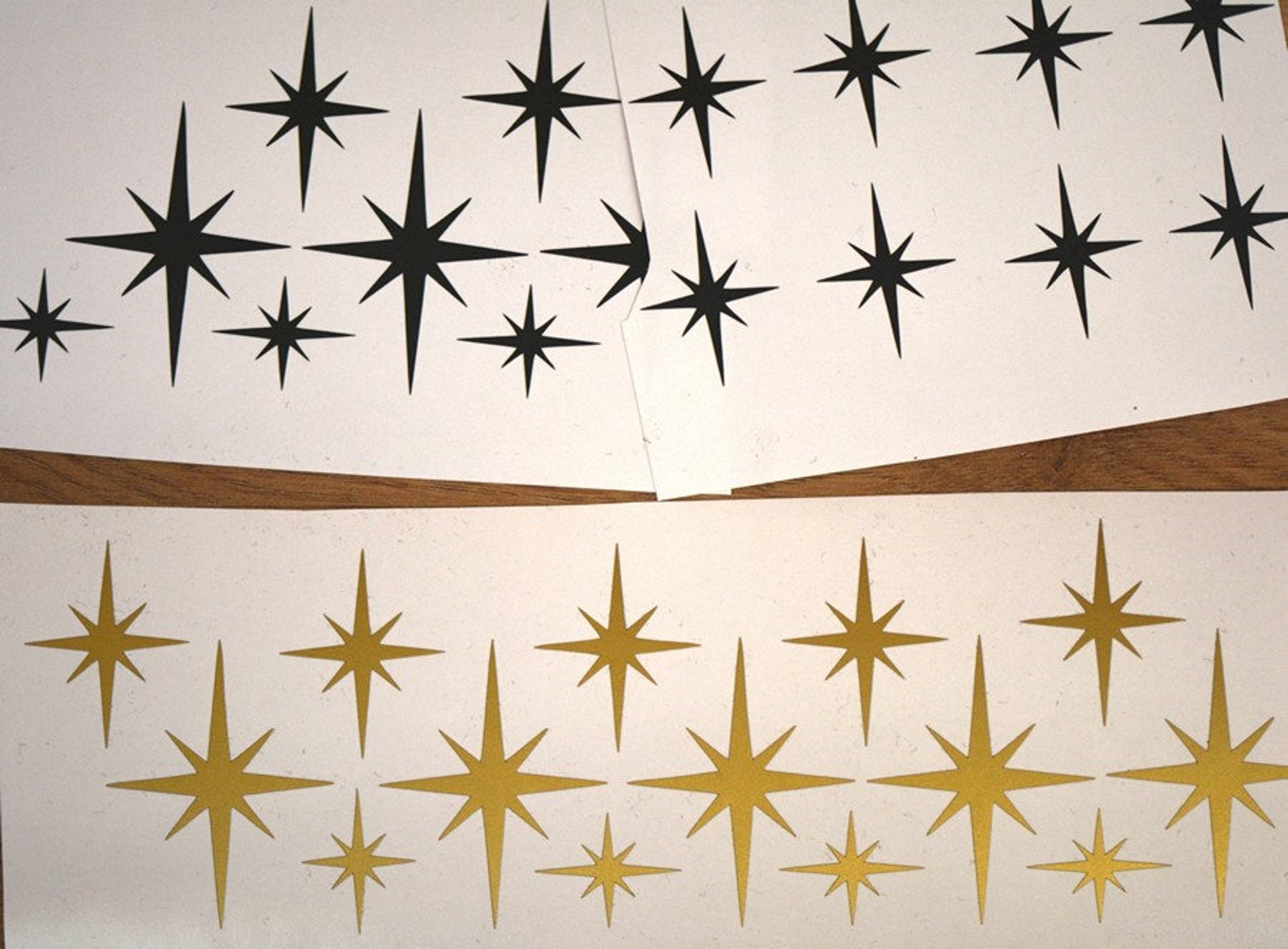 30 X Star Stickers, Vinyl Decal,retro Starburst Decals. - Etsy