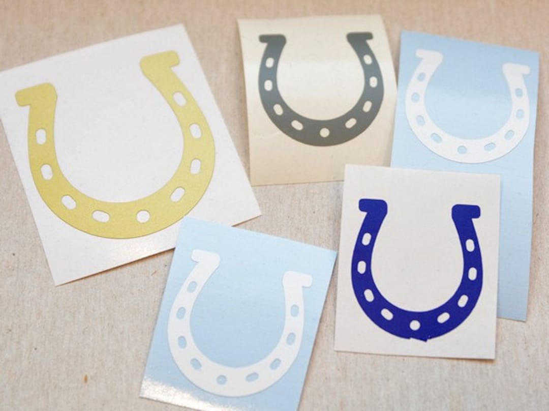 20 X Horseshoe Decals/stickers, - Etsy