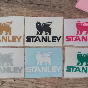 3 X Stanley Vinyl Decals, Stanley Sticker, Stanley Inspired Vinyl Decal ...