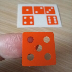 Set of 6 Dice Vinyl Decals. Dice Icons Stickers. - Etsy