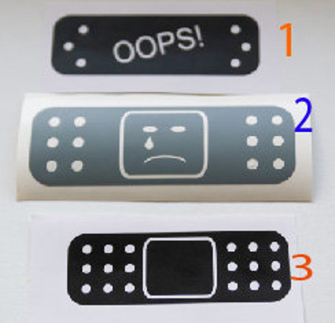 Band-aid Vinyl Car Decal /angry Band Aid Decal. - Etsy