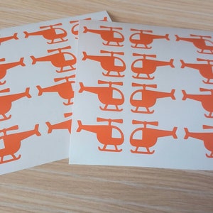 20 X Helicopter Stickers, Helicopter Vinyl Decal. - Etsy