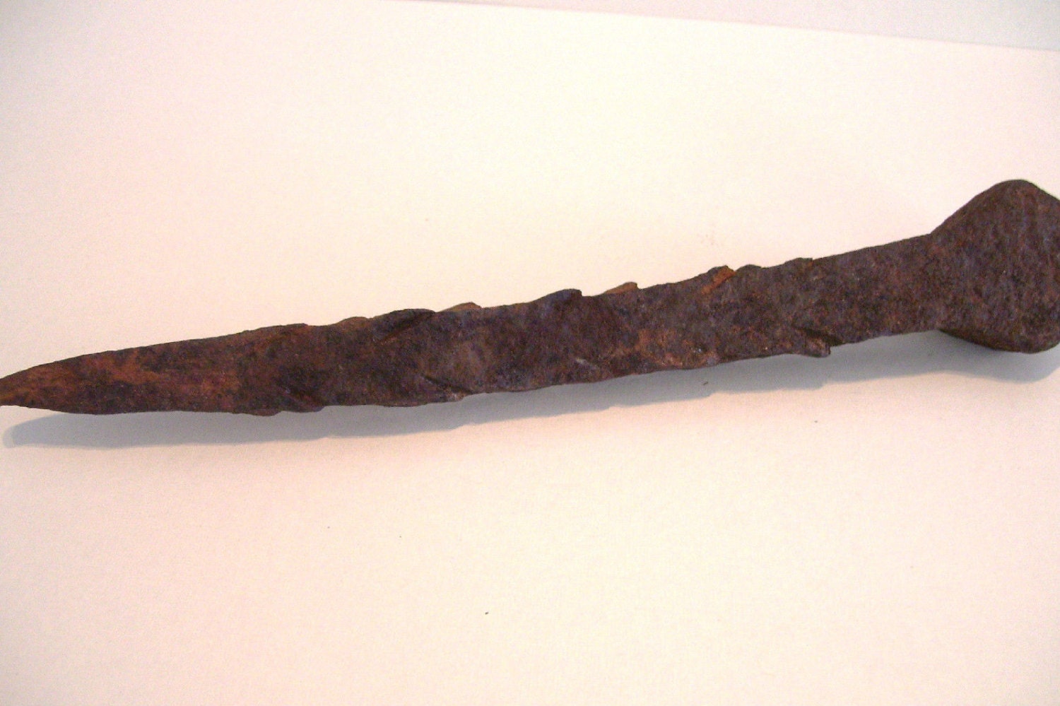 Iron Spike 10 Inches Hand Forged Rustic Primitive Antique | Etsy