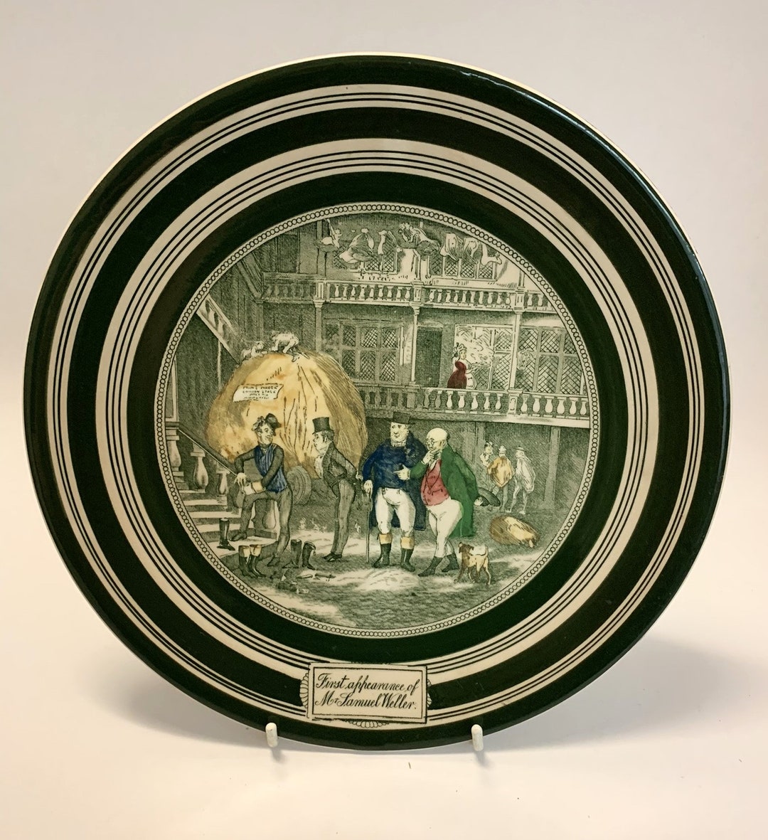 Pickwick Papers Dickens First Appearance Mr Samuel Walker - Adams Plate ...