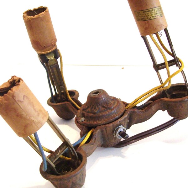 Cast Iron Lamp - Etsy