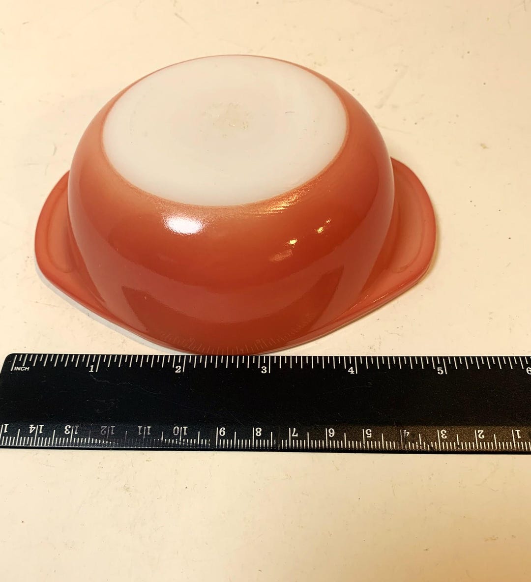 Small Vintage Pyrex Mixing Bowl Flamingo Pink Double Handle - 5 1/2 ...