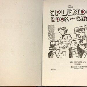 1948 Vintage the Splendid Book for Girls Hardcover - England - Norling ...
