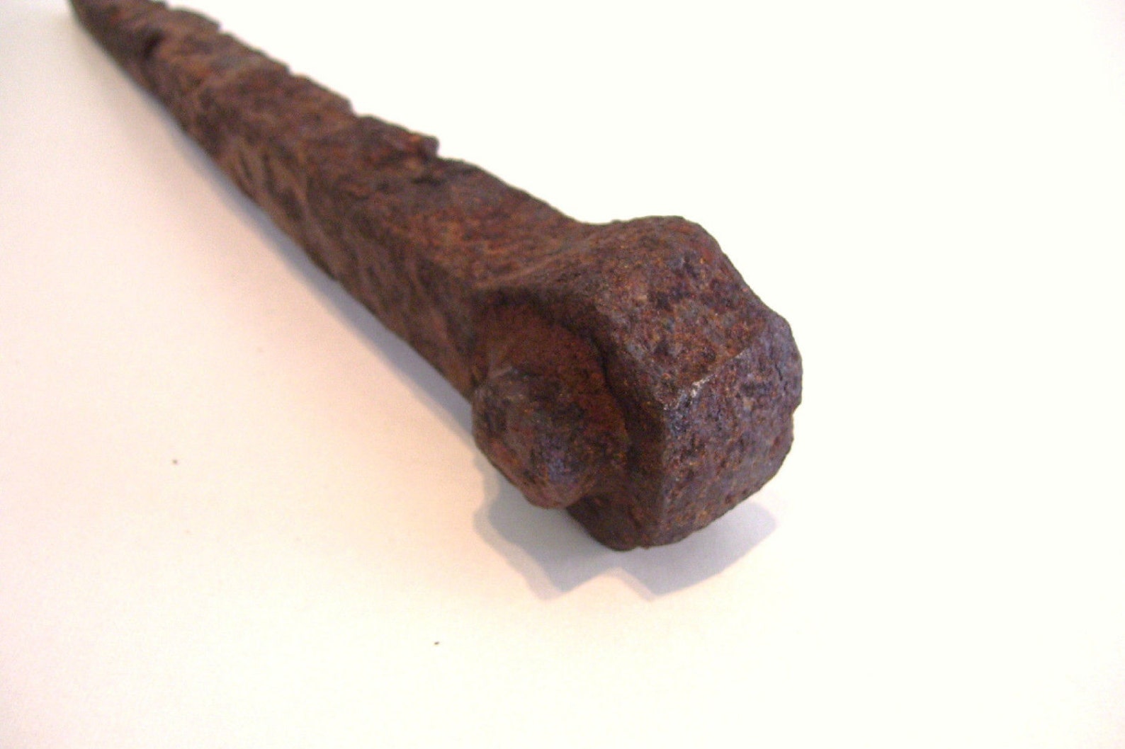 Iron Spike 10 Inches Hand Forged Rustic Primitive Antique | Etsy