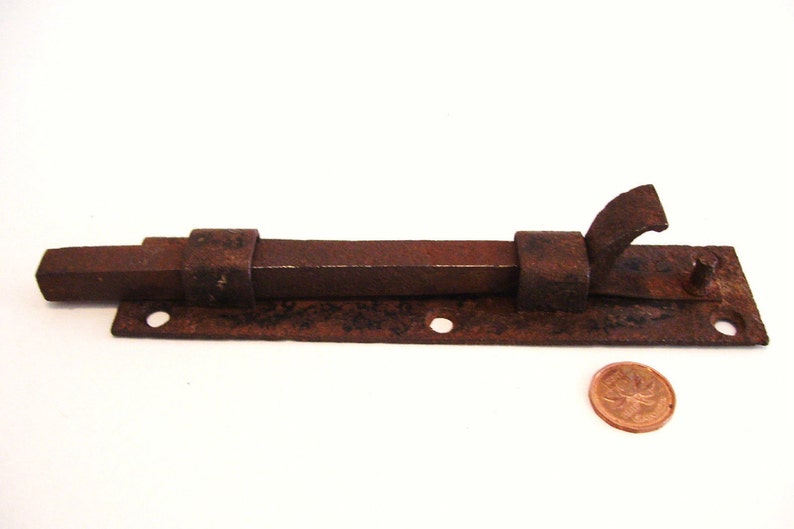 Sliding Bolt Latch Lock 6 Inches No Keeper Late 1800s Antique - Etsy