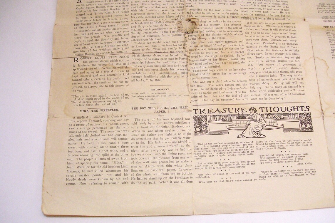 1910 the Way Christian Religion Newspaper Antique Vintage | Etsy