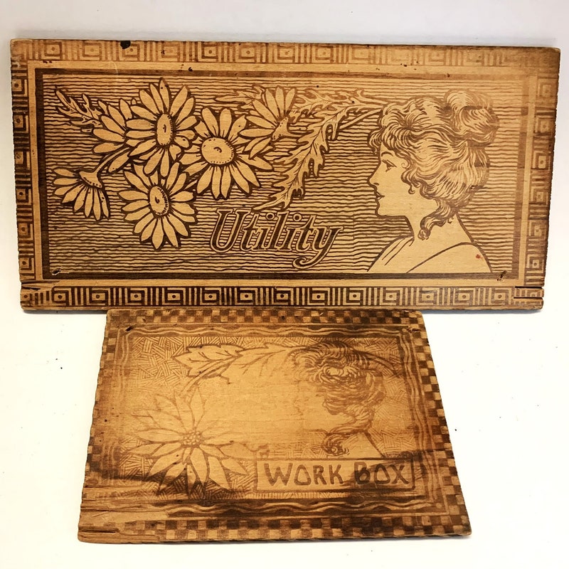 Pyrography Box - Etsy