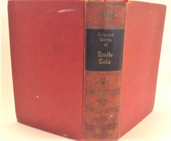 1938 Collected Works of Emile Zola Hardcover One Volume | Etsy