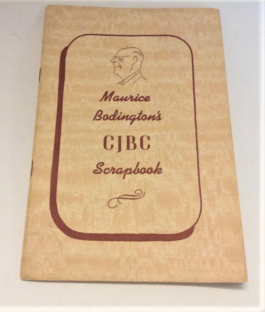 Vintage 1950s Maurice Bodington CJBC CBC Scrapbook Radio Broadcast ...