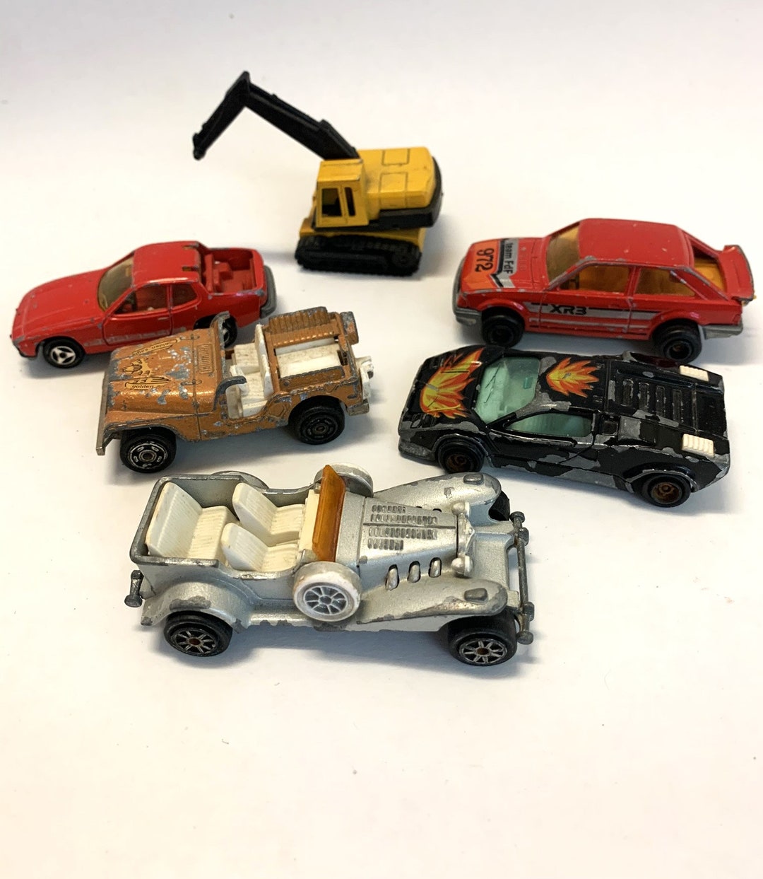 Vintage Majorette France Diecast Junk Yard Lot of 6 for Parts or ...