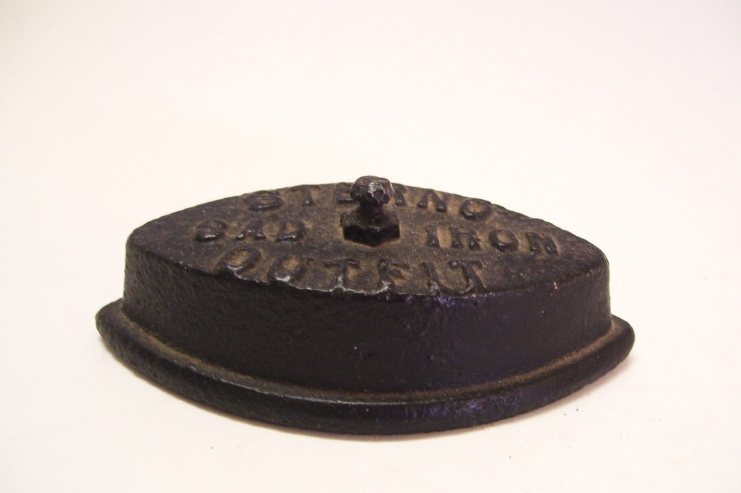 Antique Miniature Sad Iron Sterno Outfit - Etsy