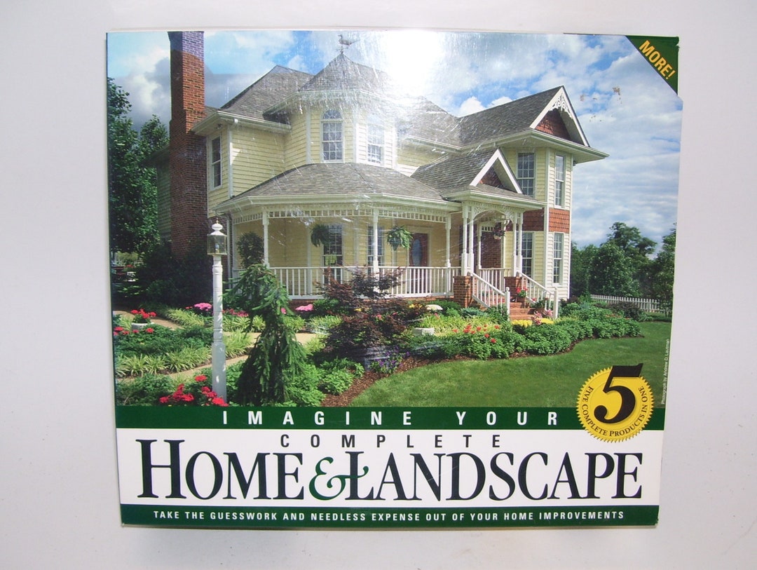 1998 Computer 5 CD Kit Complete Home and Landscape Design Windows 95 ...