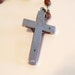 Vintage Rosary INRI Crucifix Italy Wooden Cross Plastic Beads - Etsy