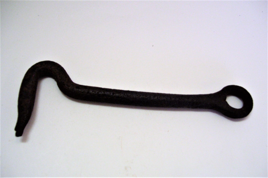 Antique Hardware Forged Iron Gate Hook Latch Rustic Primitive 6.75 ...