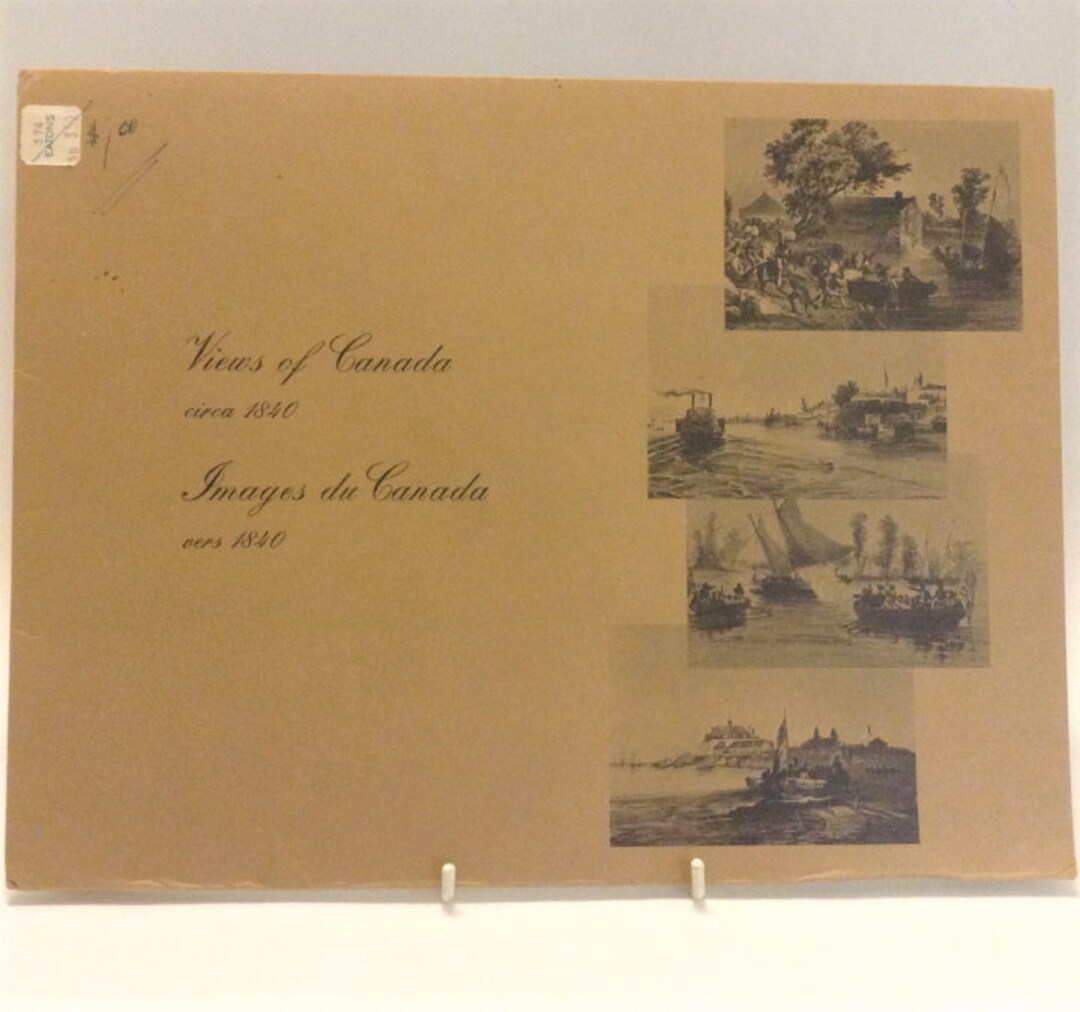 Antique Views of Canada in 1968 Portfolio Reproduced From Sketches in ...