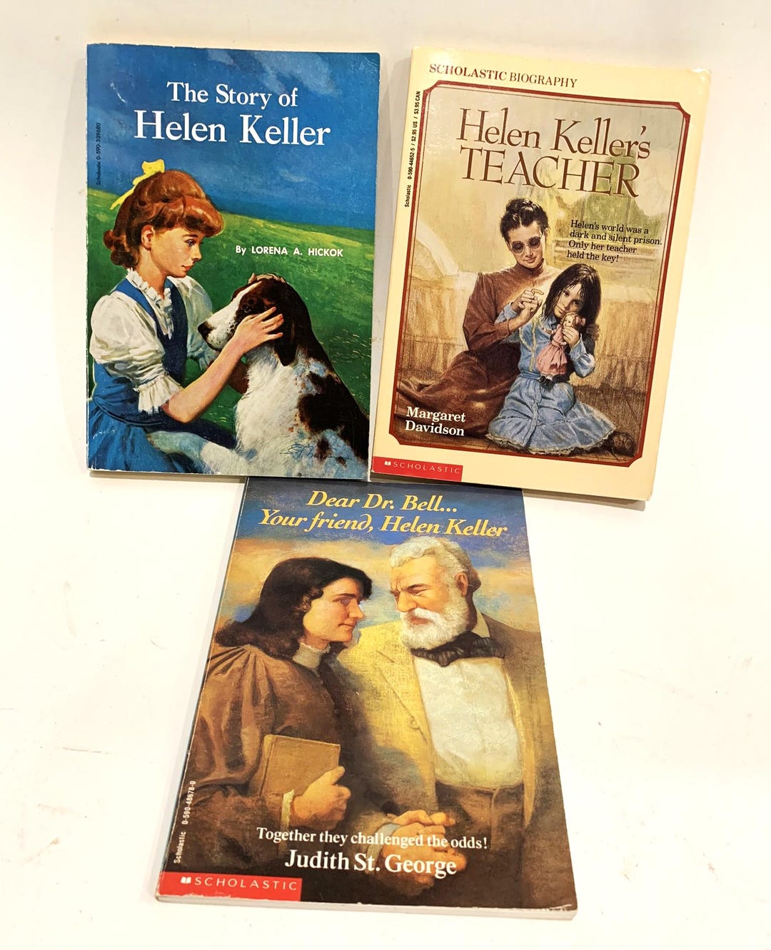1990s Helen Keller Lot of 3 Books Paperback Scholastic Hickok ...