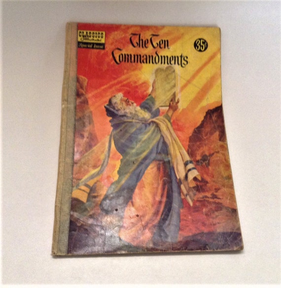 1956 Classics Illustrated the Ten Commandments Special Issue - Etsy