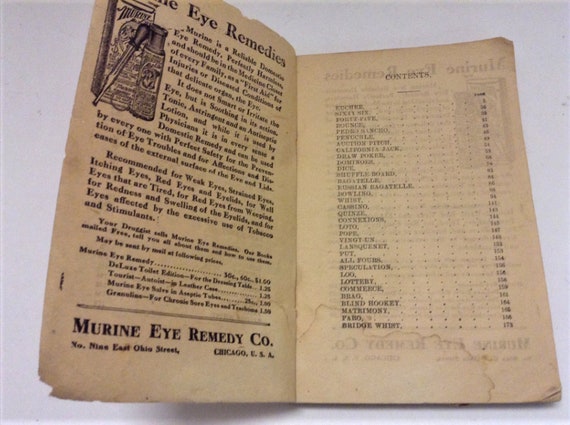 1904 Hoyles Games and Bridge Whist Complete Rules for Card | Etsy