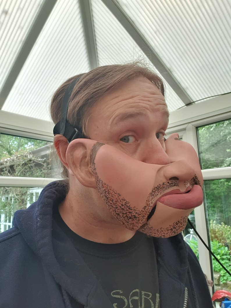Grumpy Professional Ventriloquist Mask - Etsy