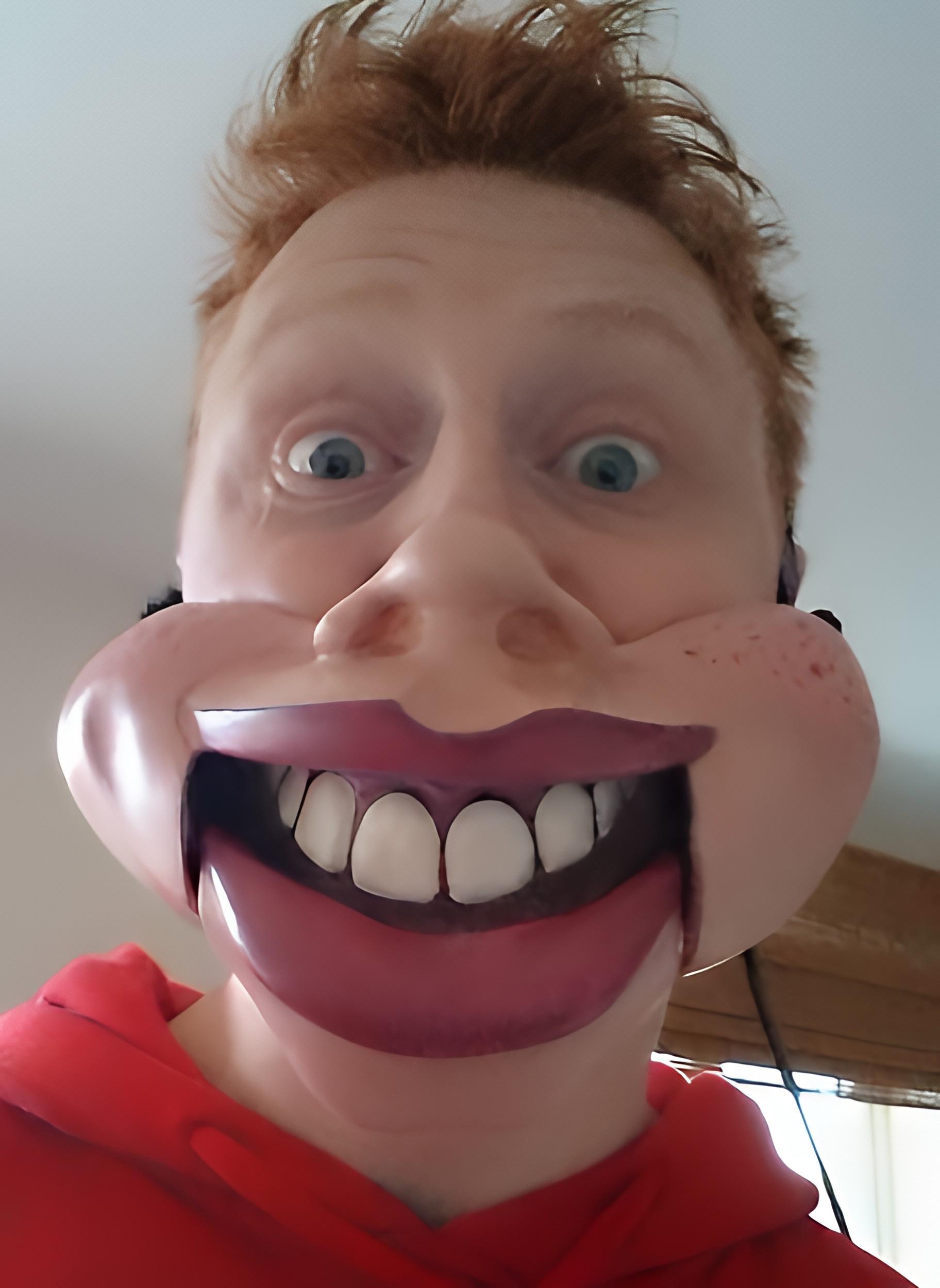 Cheeky Ventriloquist Mask - Etsy