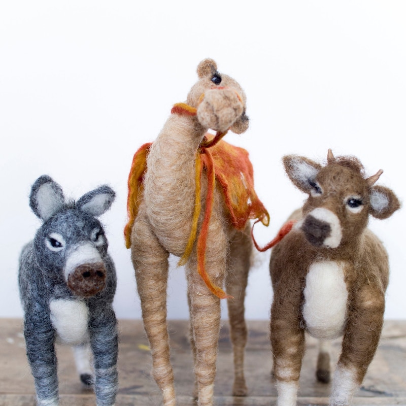 Needle Felted Animal - Etsy