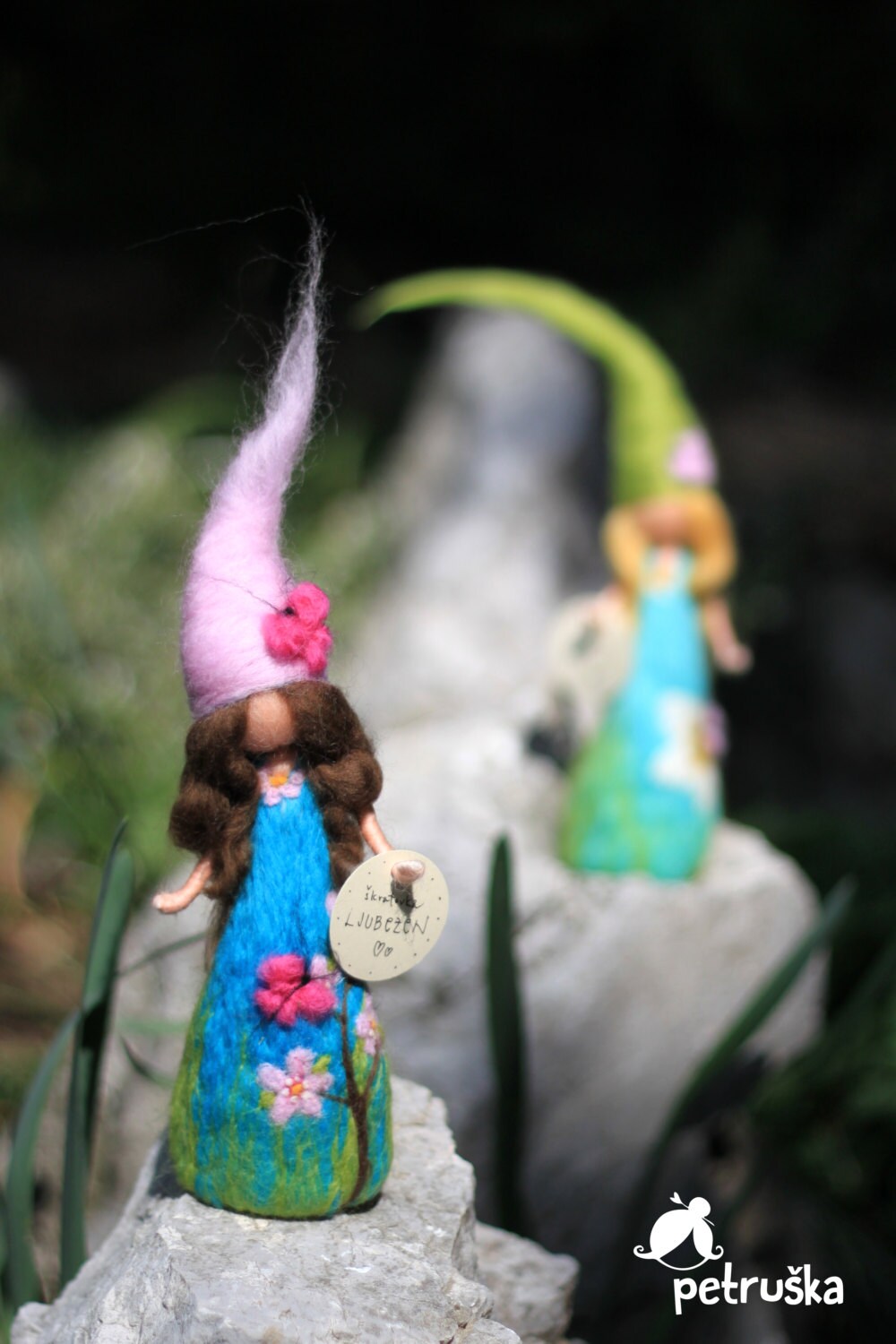 Needle Felted Rainbow Elf Doll Wool Doll Rainbow Fairy - Etsy