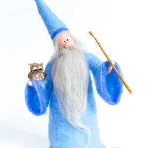 Needle Felted MERLIN Figurine, Wizard Sculpture, Personalized Gifts ...
