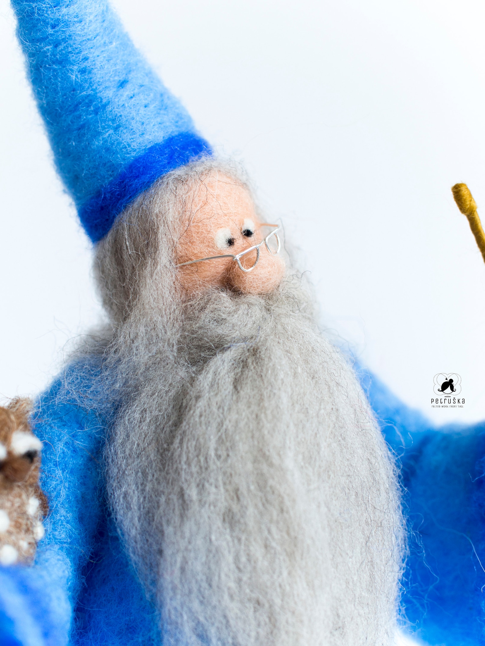 Needle Felted MERLIN Figurine, Wizard Sculpture, Personalized Gifts ...