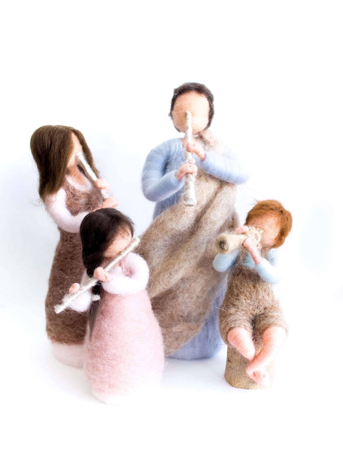 Personalized Felted Nativity Scene – Your Family as Part of the Story ...