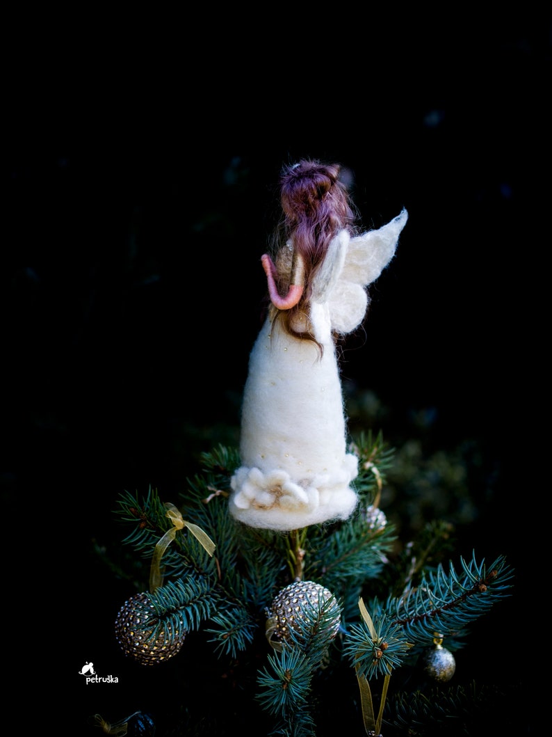 Angel Tree Topper, Christmas Angel Figurine - Etsy