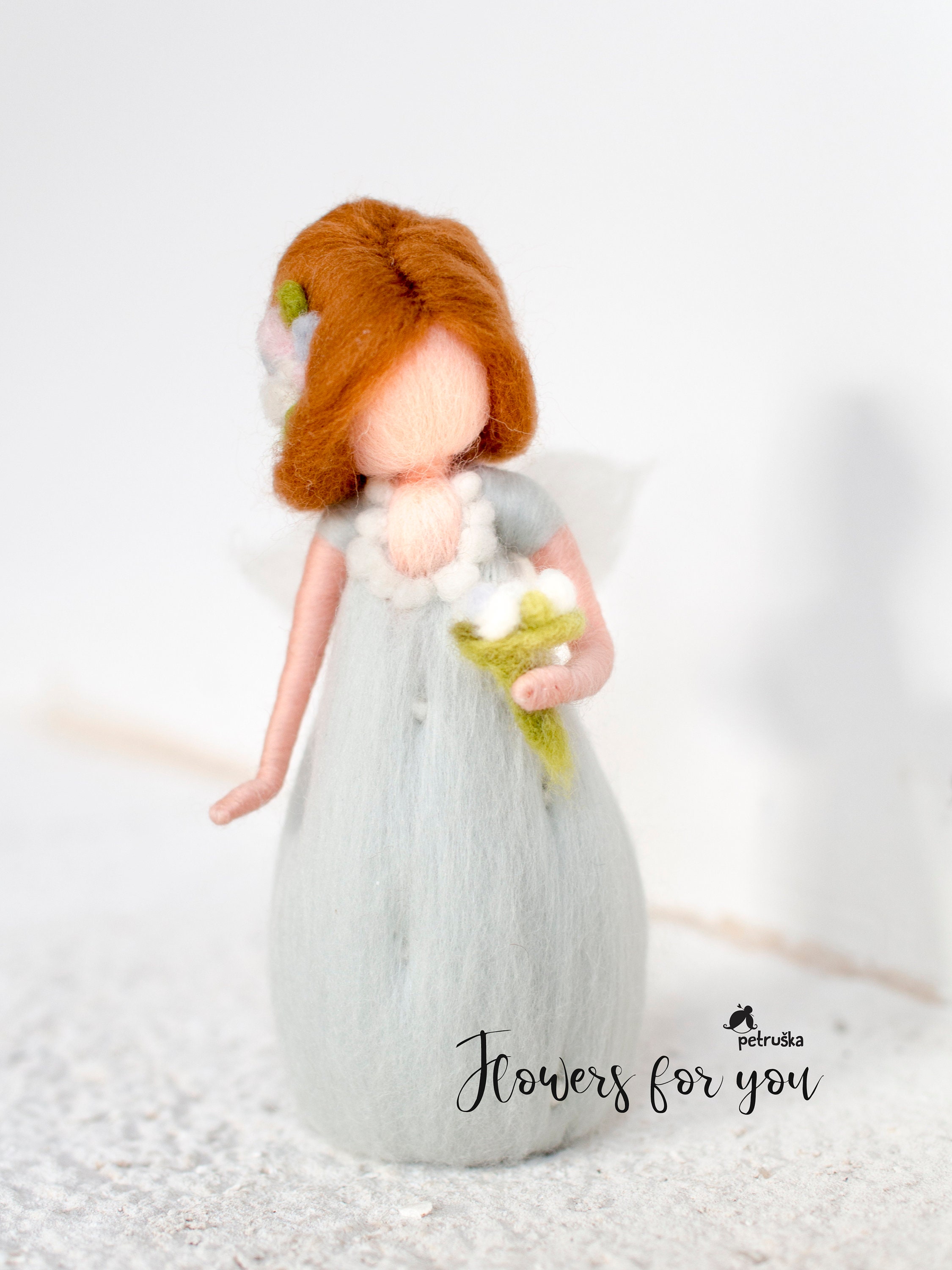 Spring Fairy in Light Blue, Flower Fairies, Spring Collection, Waldorf ...