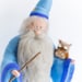 Needle Felted MERLIN Figurine, Wizard Sculpture, Personalized Gifts ...