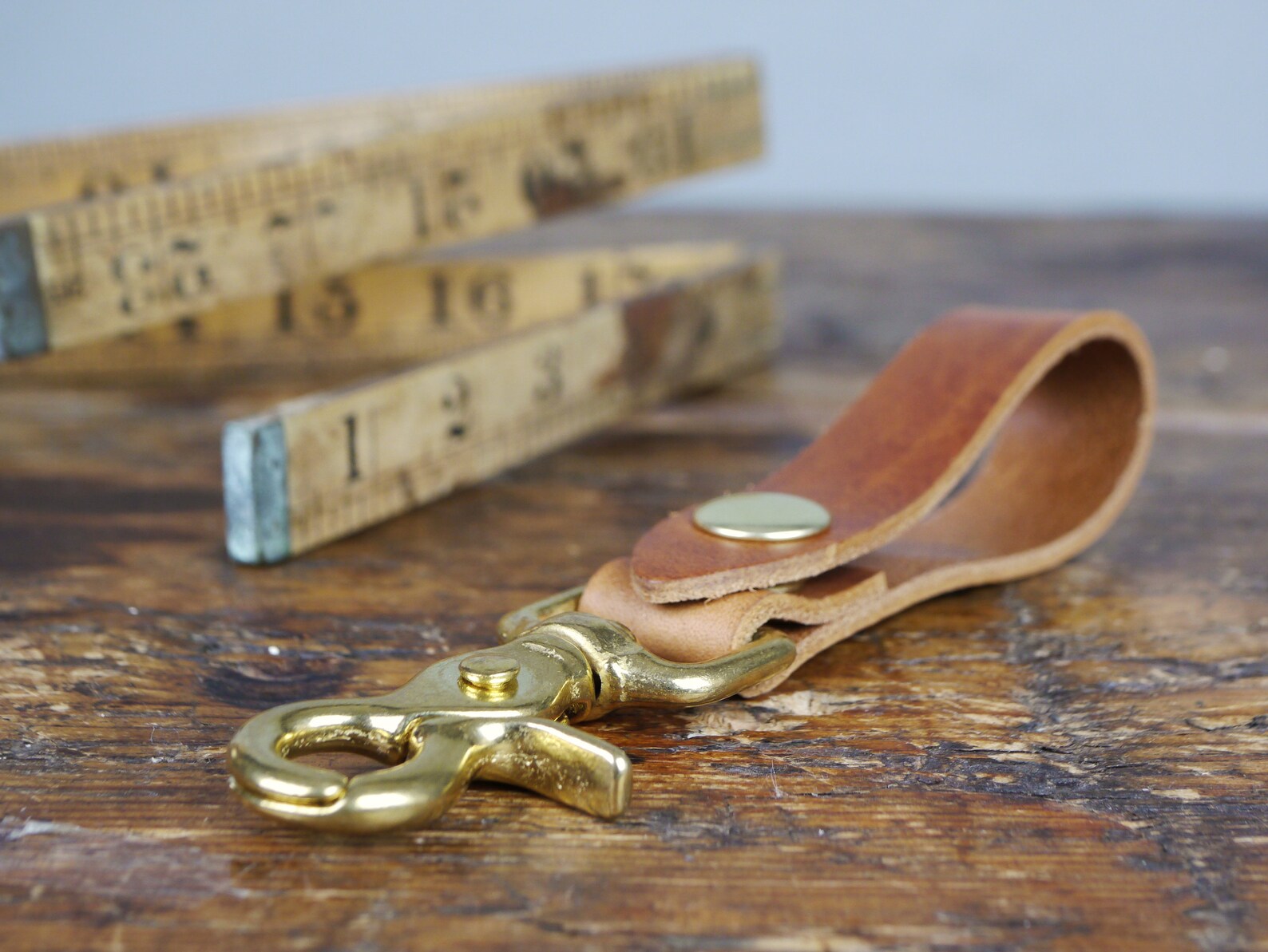 Leather Key Chain Key Lanyard Belt Loop Key Holder Handmade - Etsy