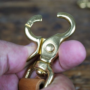 Leather Key Chain, Key Lanyard, Belt Loop Key Holder, Handmade Key Fob ...