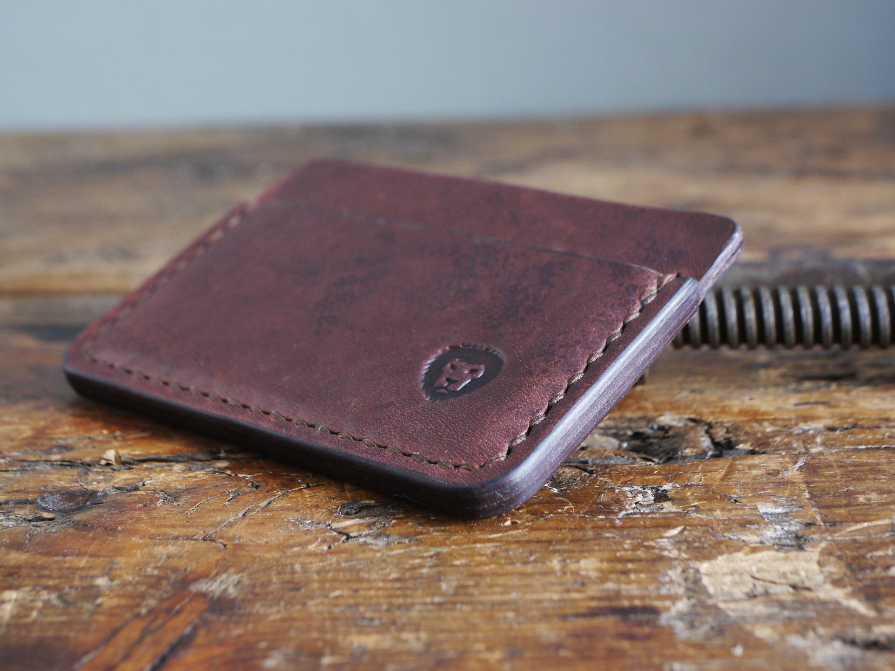 Minimalist Leather Card Holder Slim Card Case Wallet Perfect - Etsy