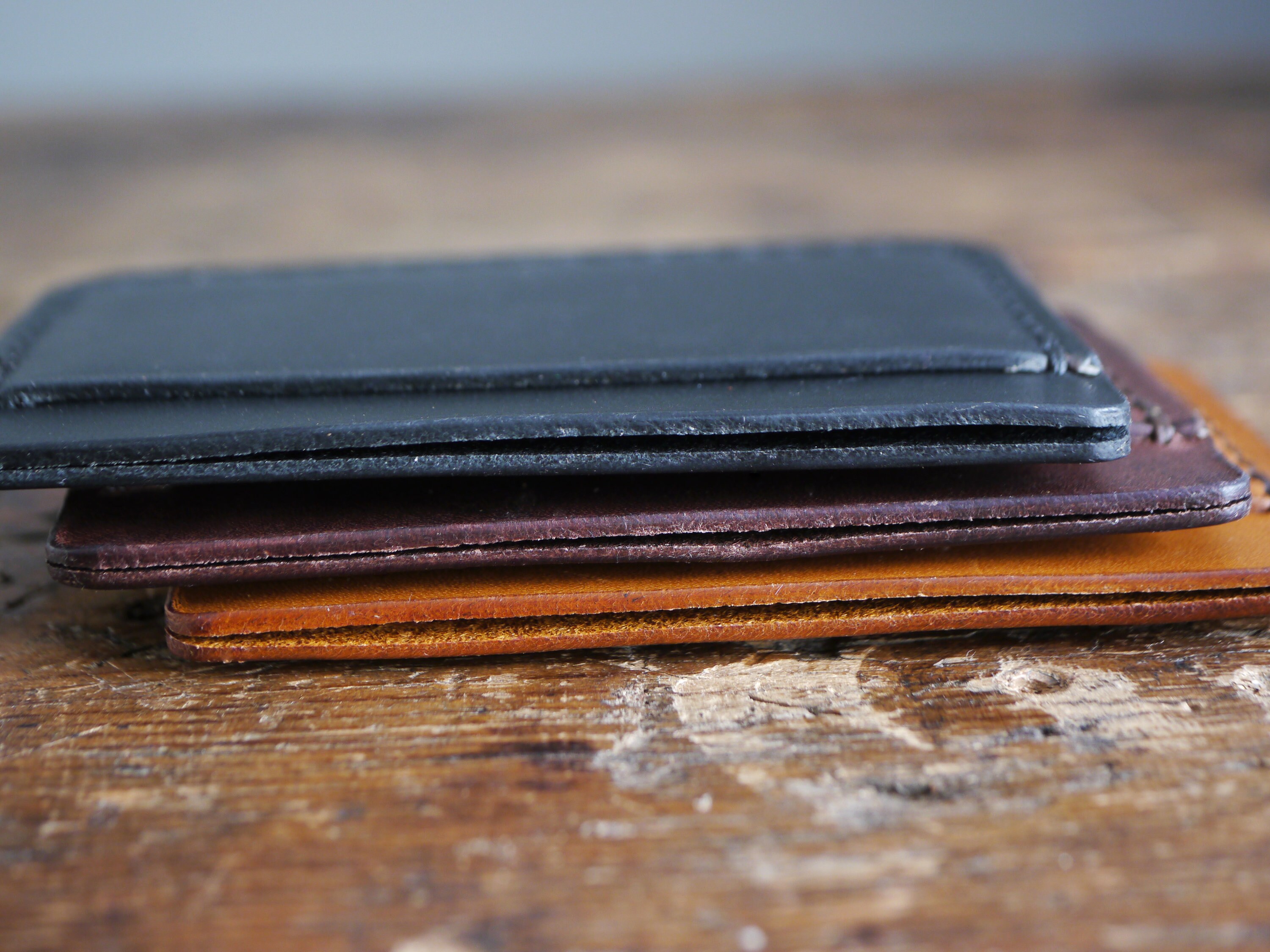 Minimalist Leather Card Holder Slim Card Case Wallet Perfect - Etsy