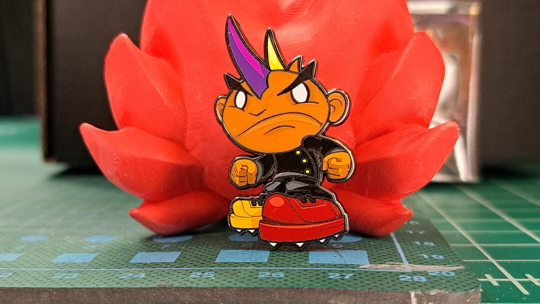Spike Enamel Pin - Etsy