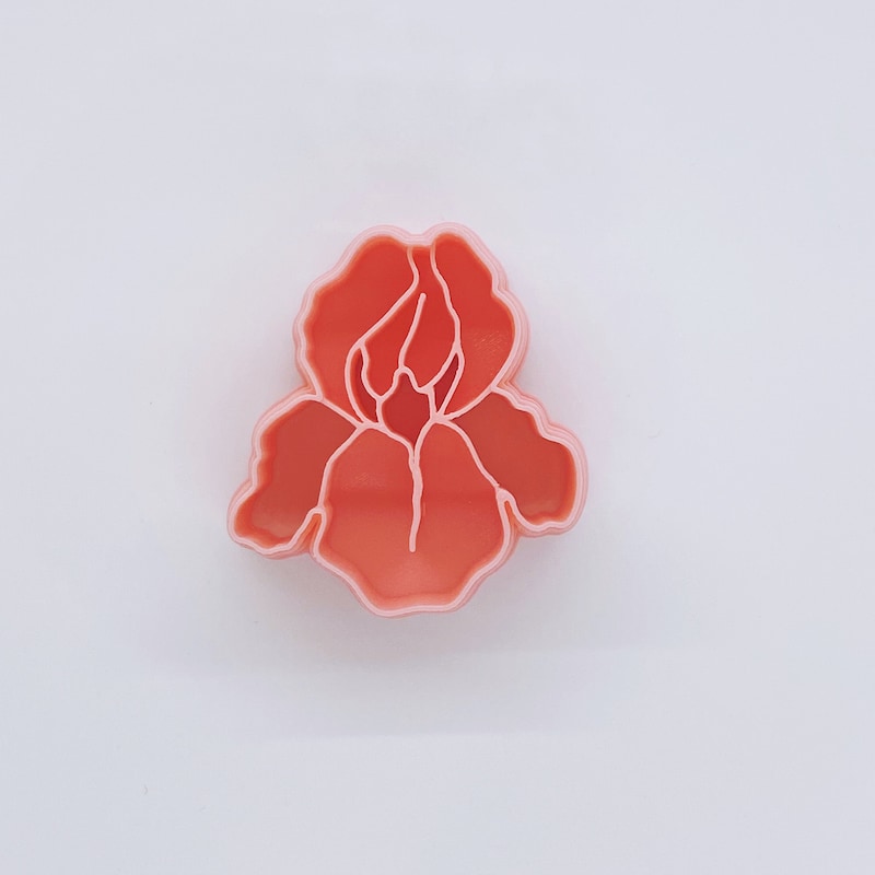 Earrings Polymer Clay Iris - Etsy