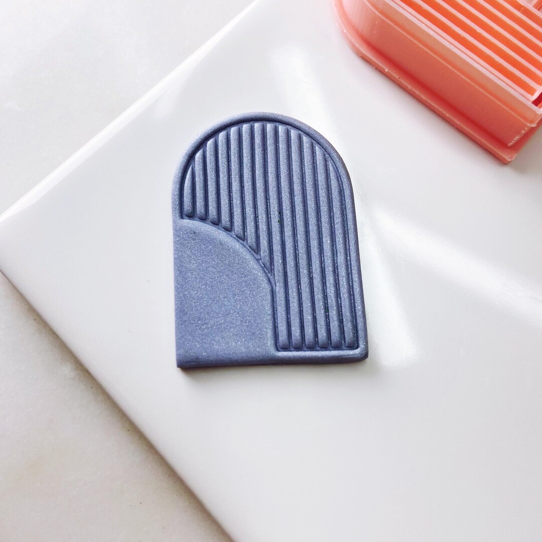 OFFSET ARCH - Polymer Clay Cutter - Clay Imprint - Embossed Stamp ...