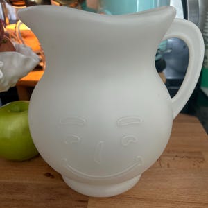 Vintage White Plastic Kool-aid Pitcher. - Etsy